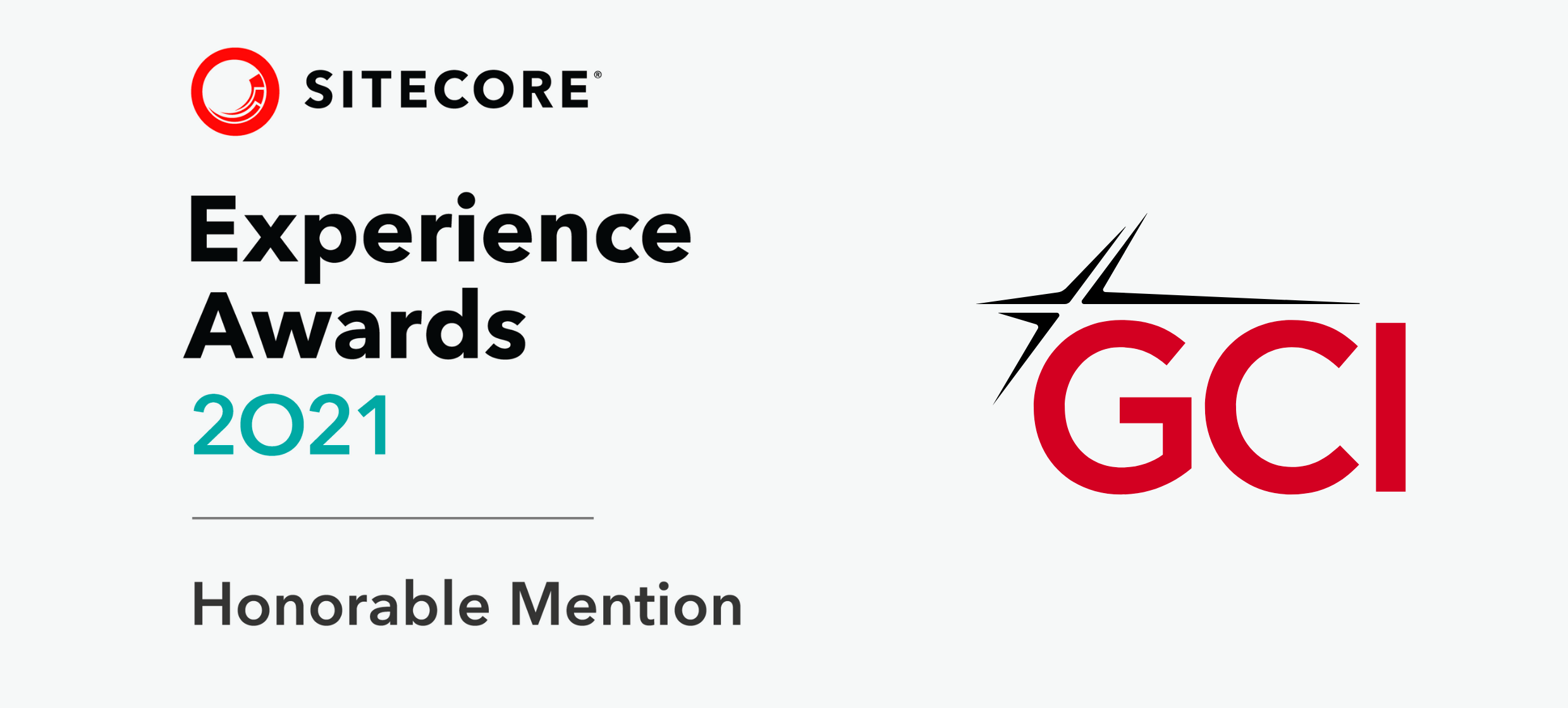 GCI Honored with Sitecore Experience Award | Horizontal Digital